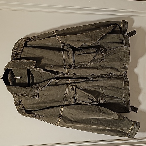 Free People | Jackets & Coats | Military Style Oversized Utility Jacket ...